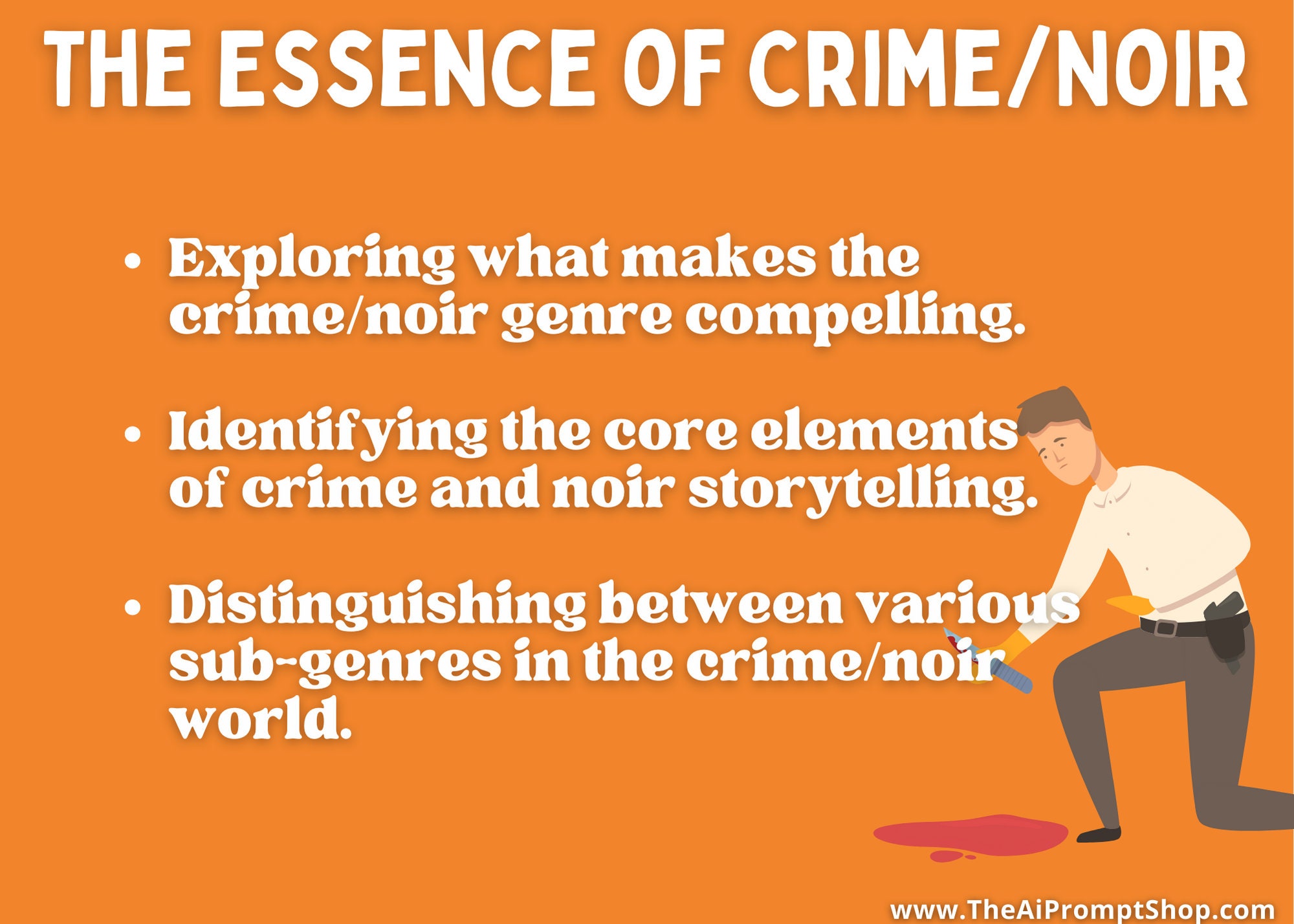 Chatgpt Prompts Crime Noir Story Writing AI Digital Download Chat GPT ...