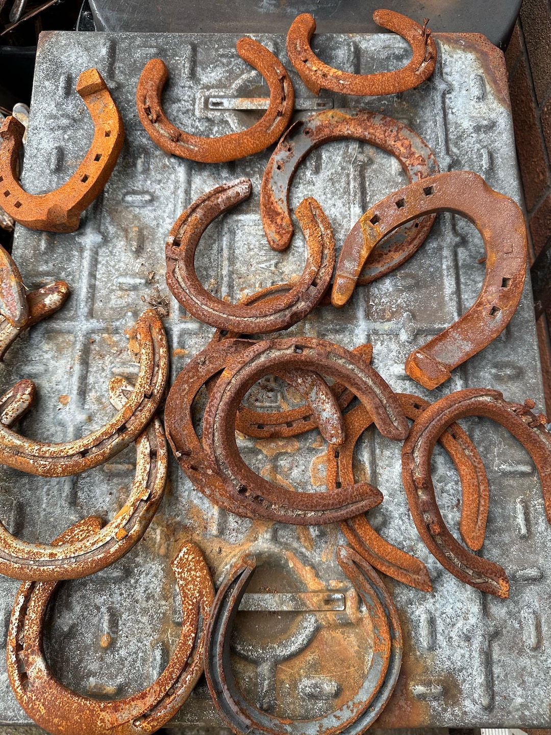 RUSTIC VINTAGE HORSESHOE | Used Genuine Horseshoe Straight From Farrier ...
