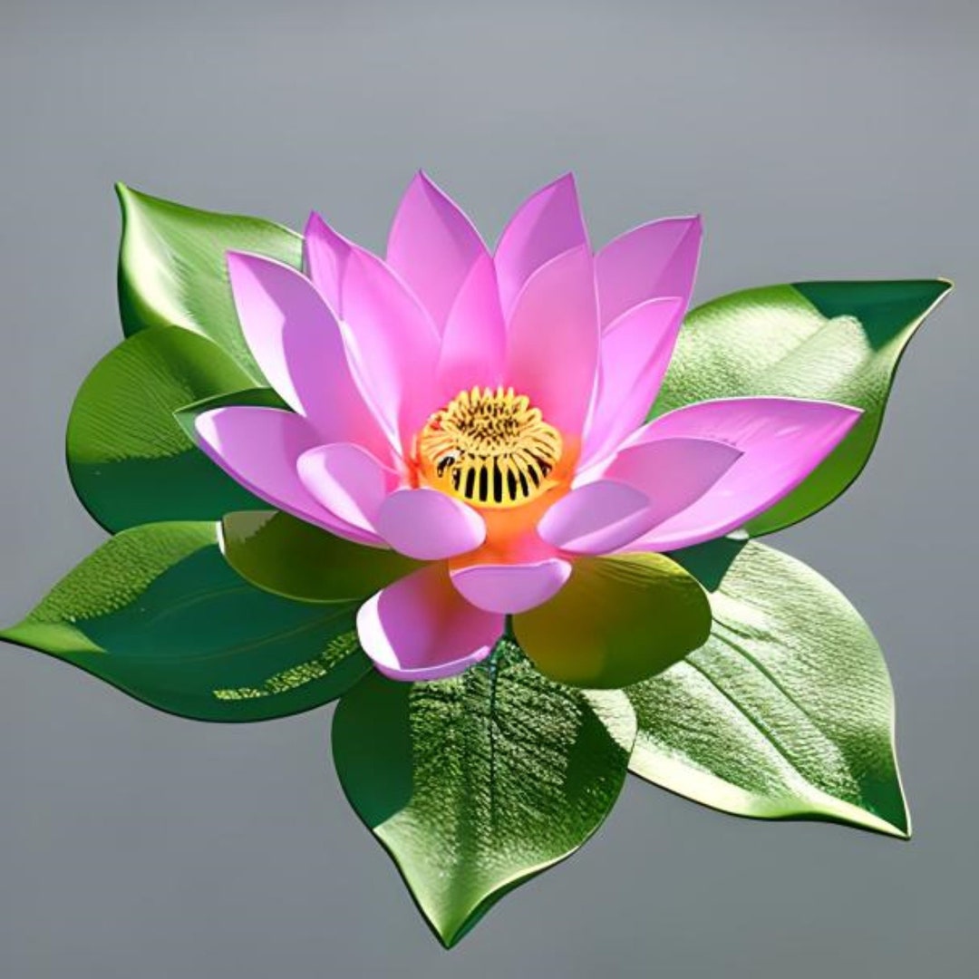 Digital Art Unique Lotus Flower to Bring Success, Happiness, Resilience ...