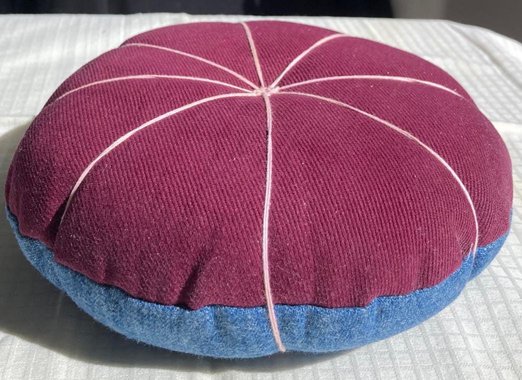 Jumbo Pin Cushion, XL Two-tone Pin Cushion, - Etsy
