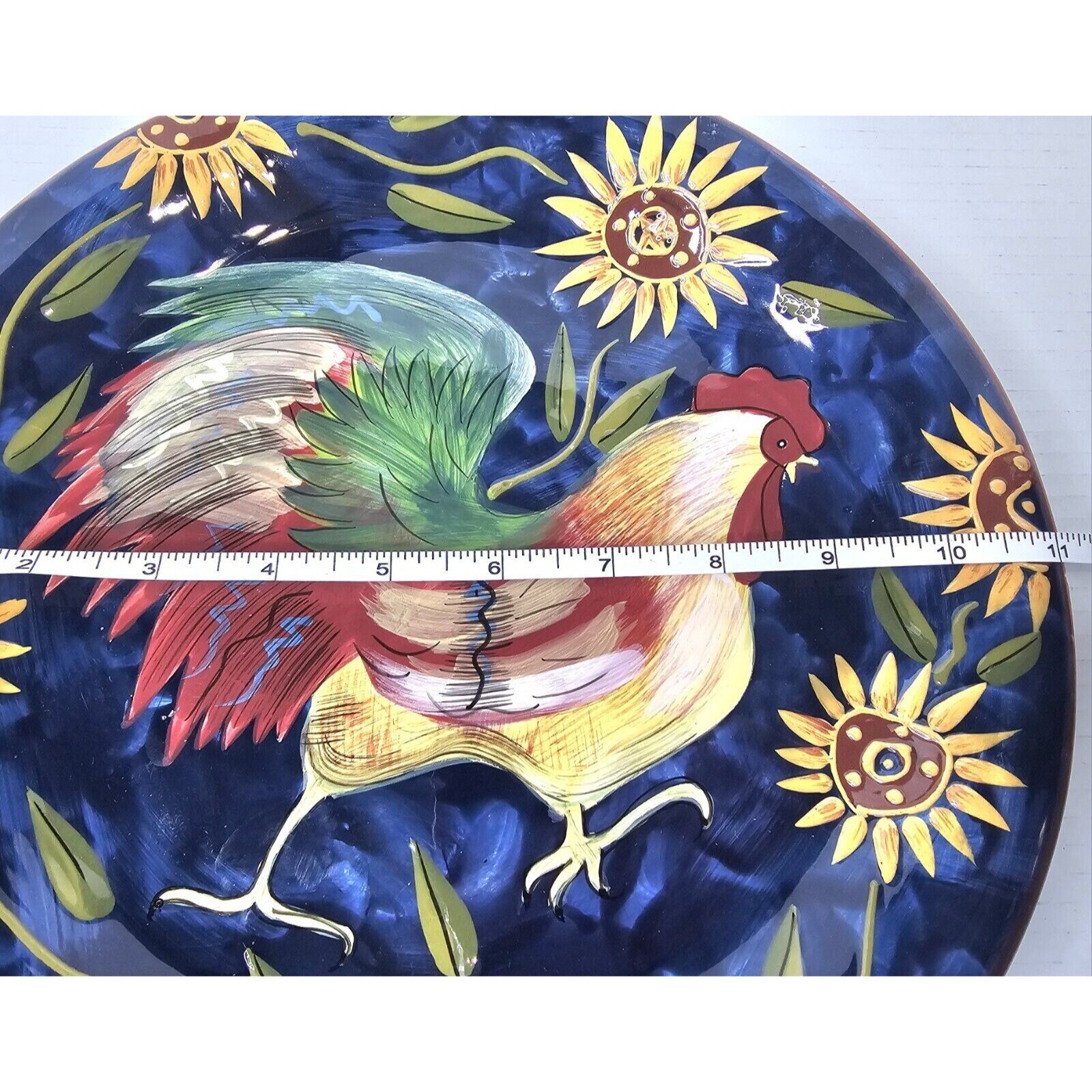 Susan Winget Certified International Rooster Dinner Plate 11 - Etsy