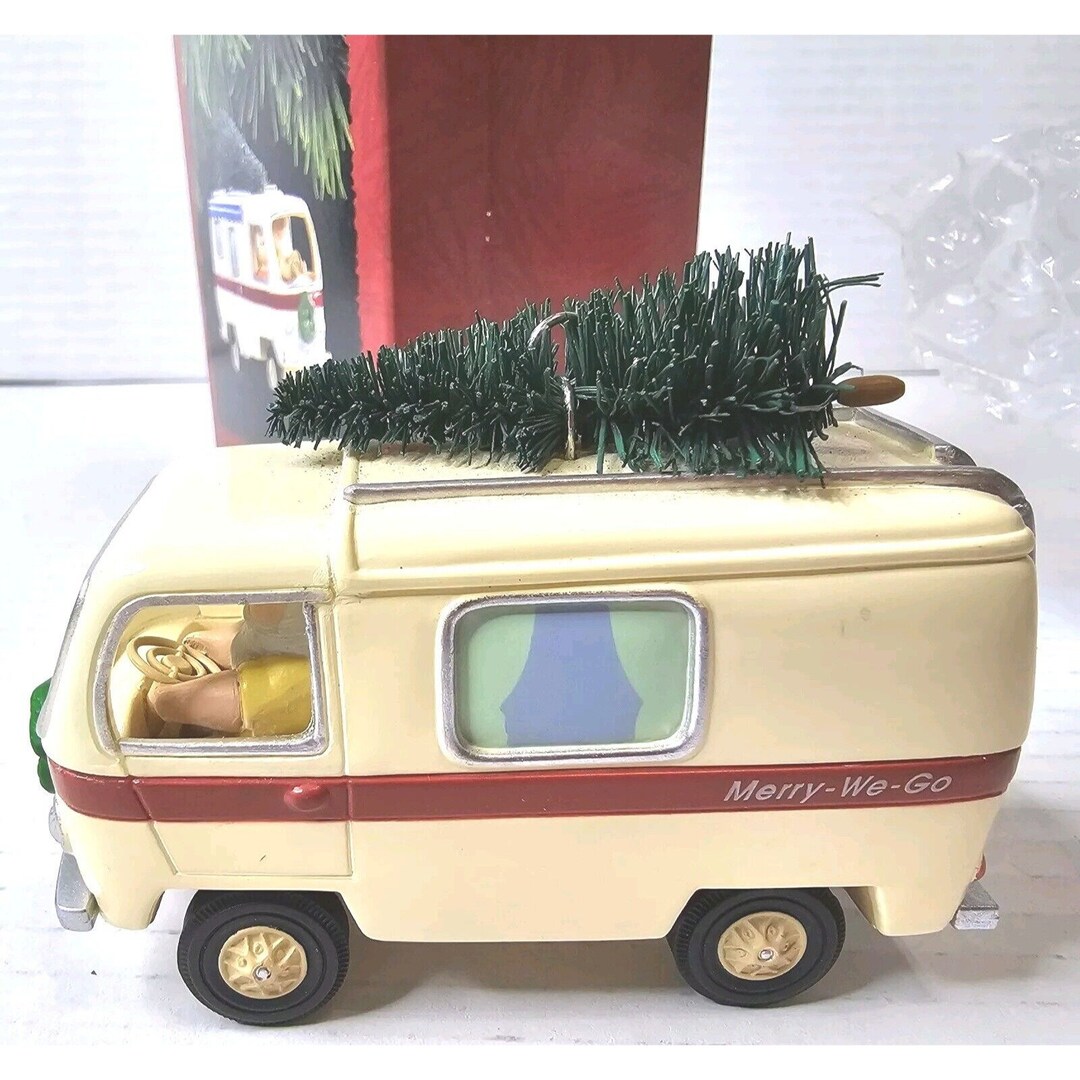 Hallmark Keepsake Ornament 1995 Merry RV Santa Mrs Claus Camper Van - Etsy