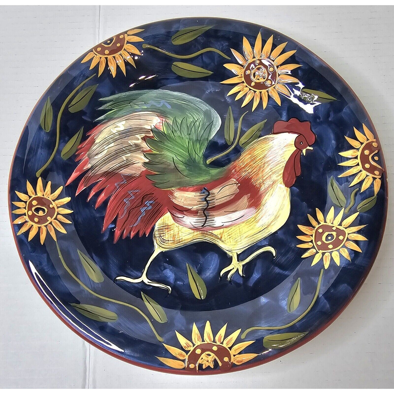 Susan Winget Certified International Rooster Dinner Plate 11 - Etsy