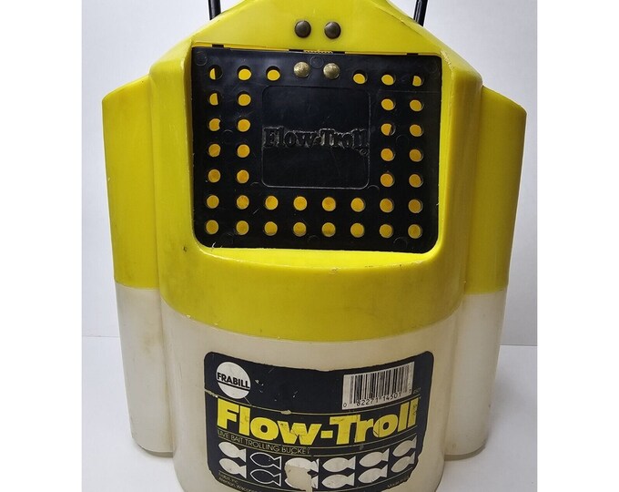 Vintage Frabill Flow-troll Live Bait Box Bucket - Etsy