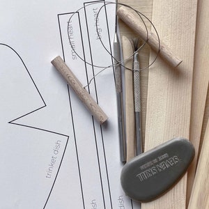 Hearts Trinket Dish Template | Jewelry Dish Tutorial | Ceramics Tools ...