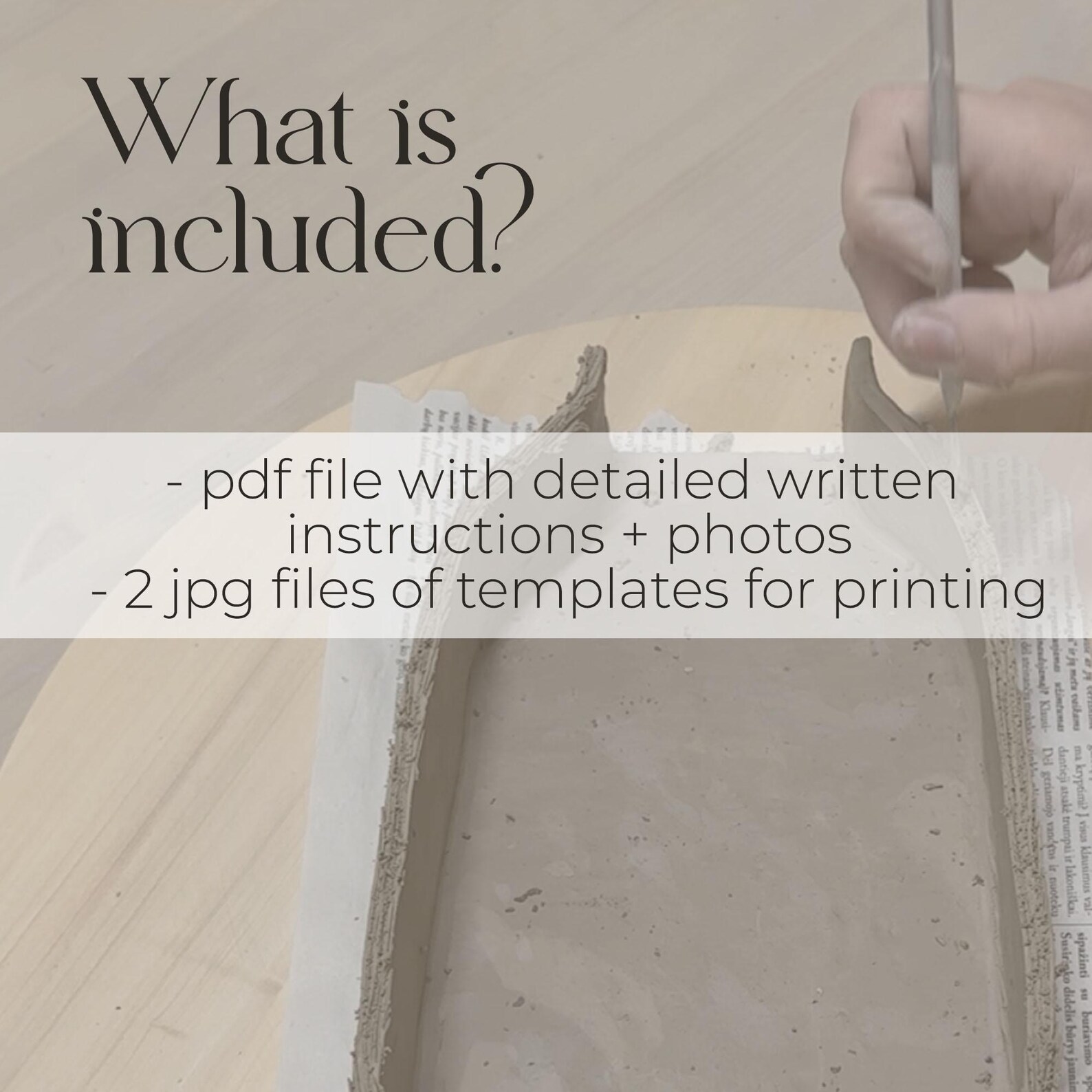 Tall Vase Template: DIY Slab Building Pottery Tutorial (PDF Pattern) - Etsy