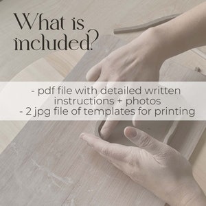 Round Planter Template | Ceramics Tools | Slab Building Vessel | Easy ...