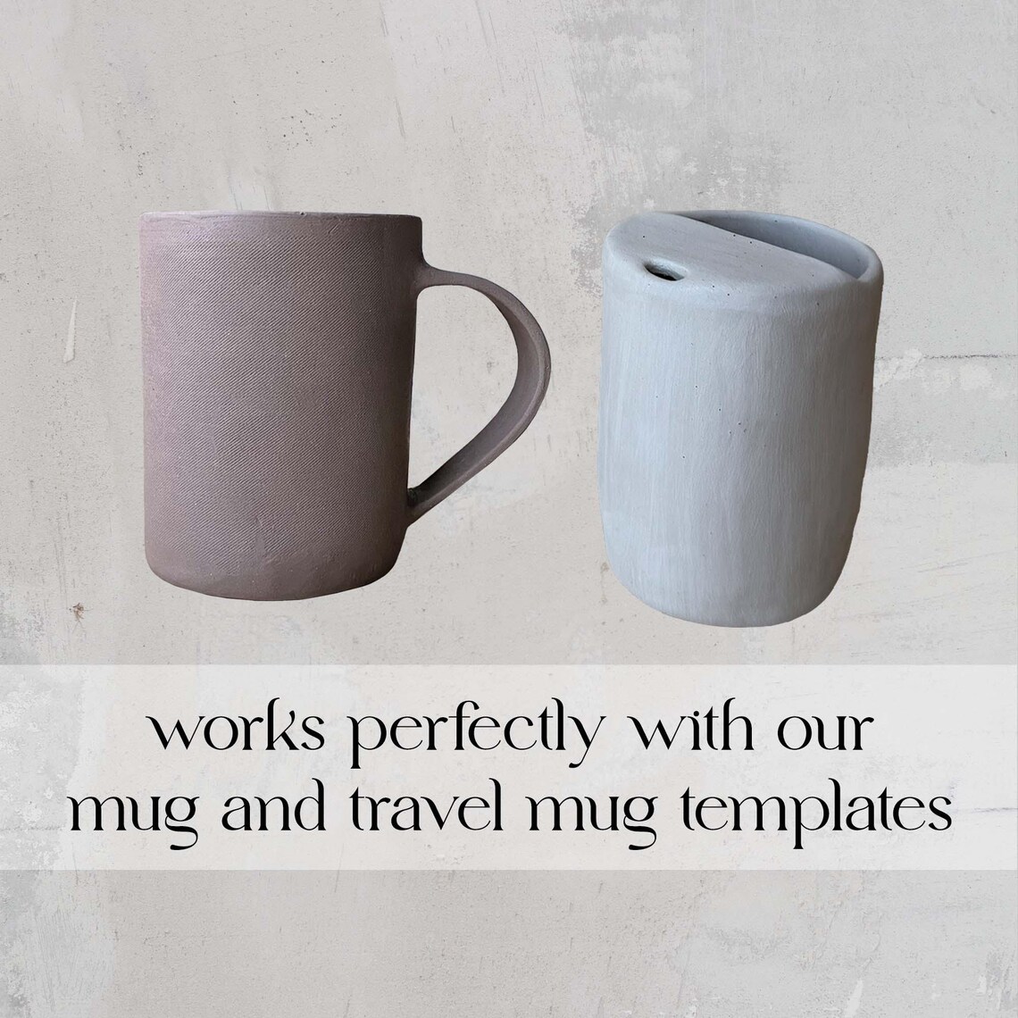 Modern Mug Handle Templates: Slab Building Pottery Tools (PDF Pattern ...