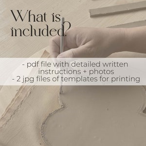 Flower Plate Template | Ceramics Tools | Slab Building Trinket Dish ...