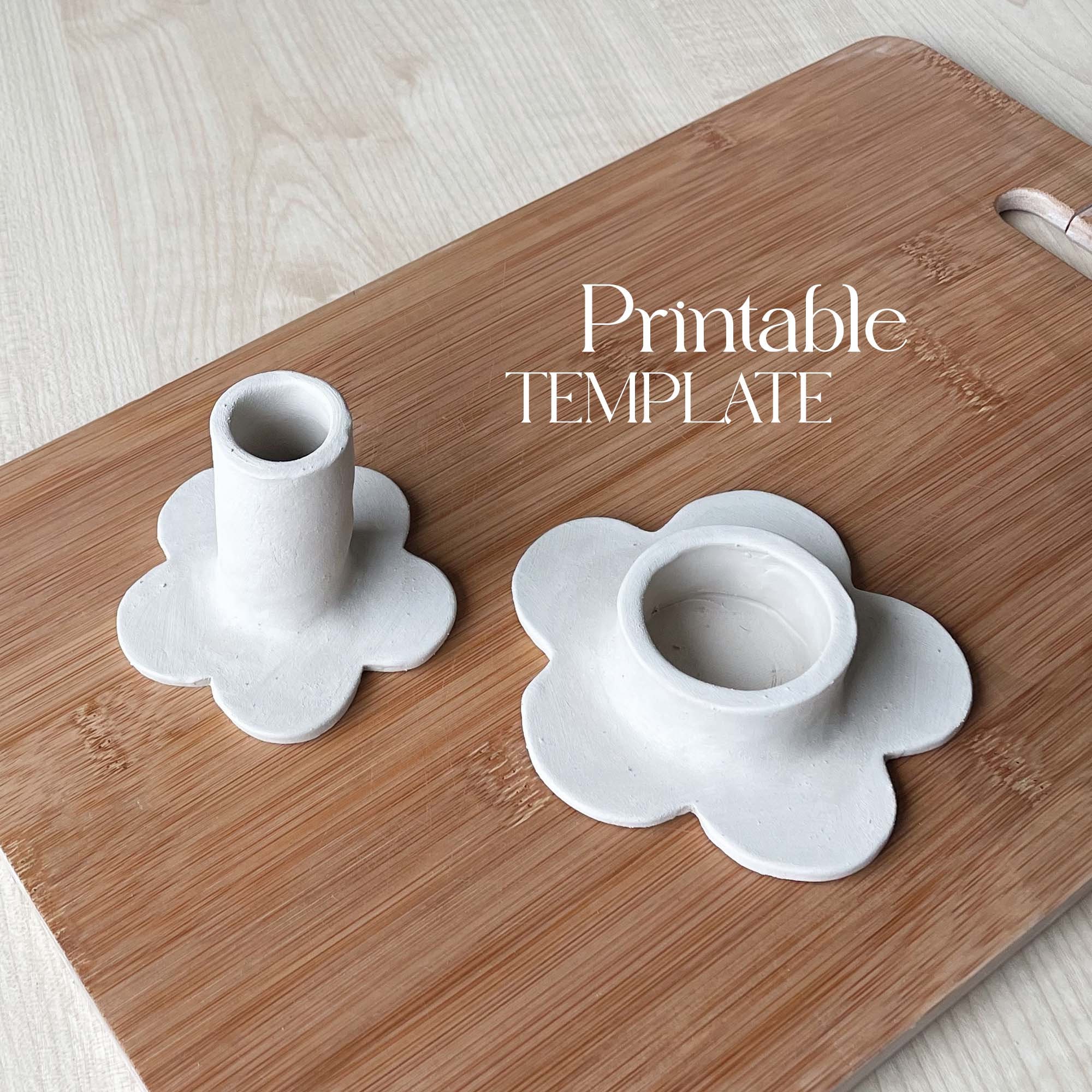 Spring Templates SET Ceramics Tools Slab Building Mug Easy DIY Ceramic ...