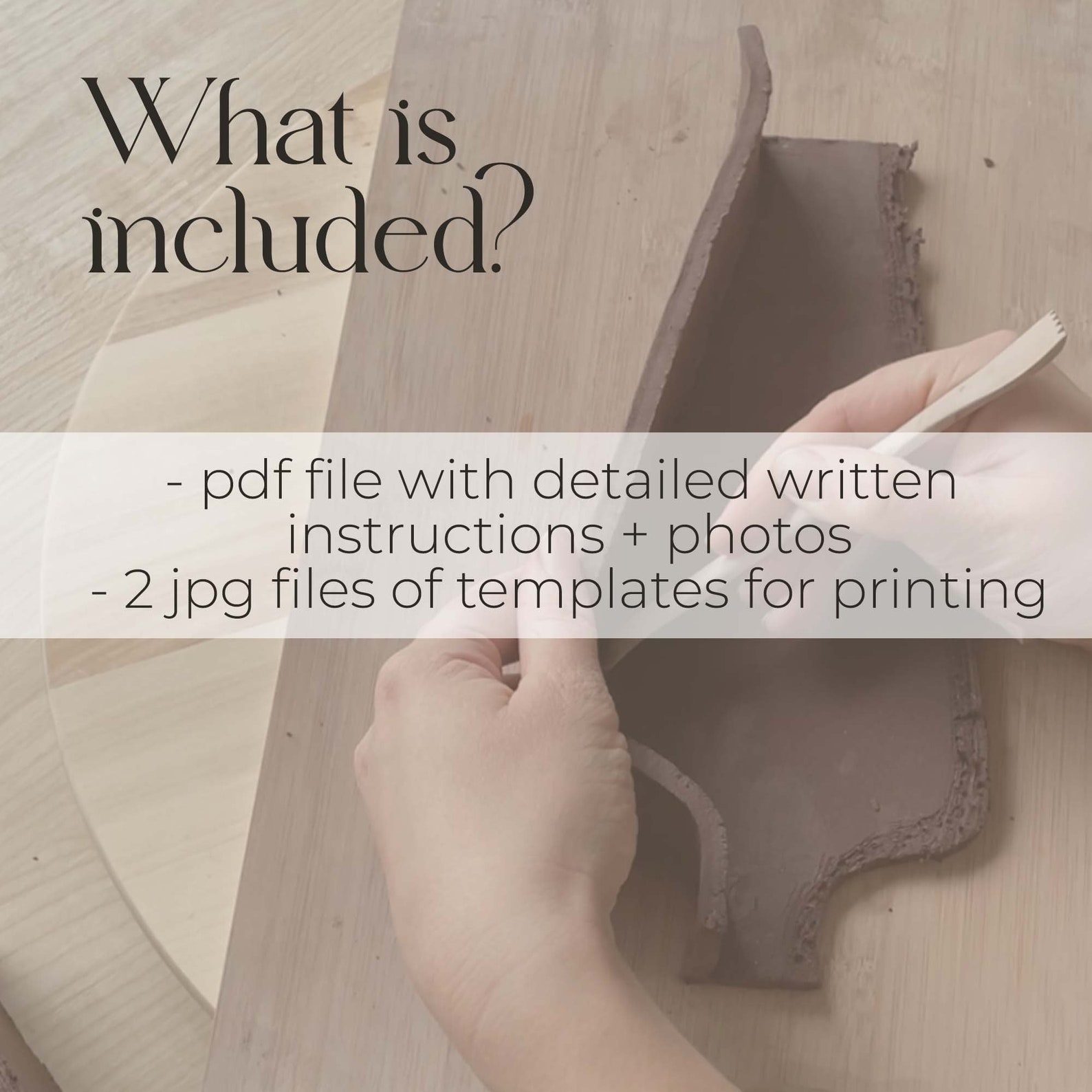 Classical Vase Template Ceramics Tools Slab Building Vessel Easy DIY ...