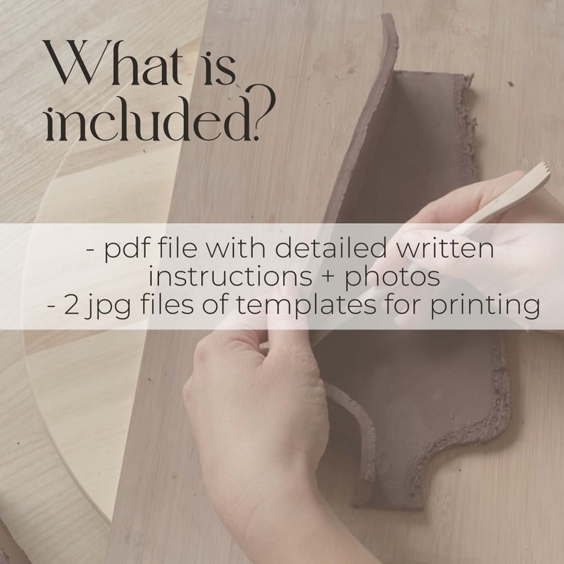 Classical Vase Template Ceramics Tools Slab Building Vessel Easy DIY ...