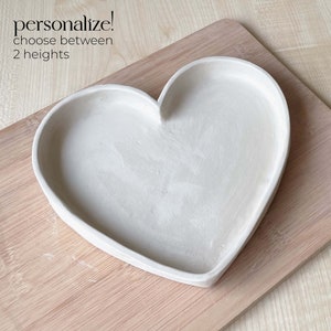 Heart Plate Template: DIY Ceramic Tableware Tutorial (PDF Pattern) - Etsy
