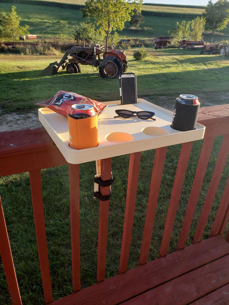 Adjustable Poolside Drink Tray, Above Ground Pool Table - Etsy