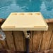 Adjustable Poolside Drink Tray, Above Ground Pool Table - Etsy