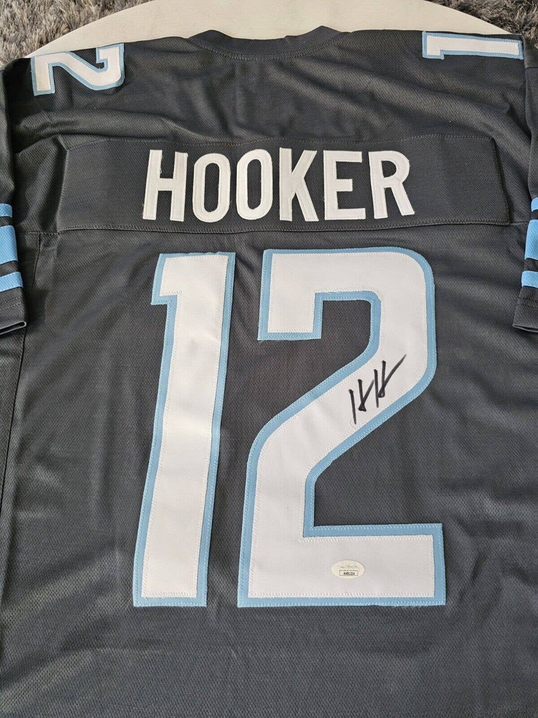 Hendon Hooker Autographed/signed Jersey JSA Sticker Detroit - Etsy