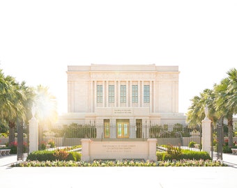 Mesa Arizona Temple "morning Sun" LDS Fine Art Print, Canvas, Framed ...
