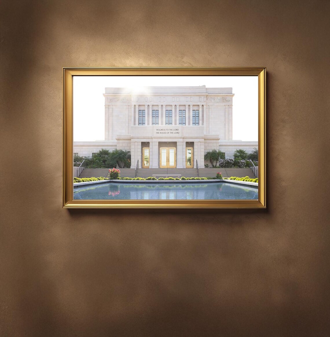 Mesa Arizona Temple Print, Morning Sun, LDS Wall Art - Etsy