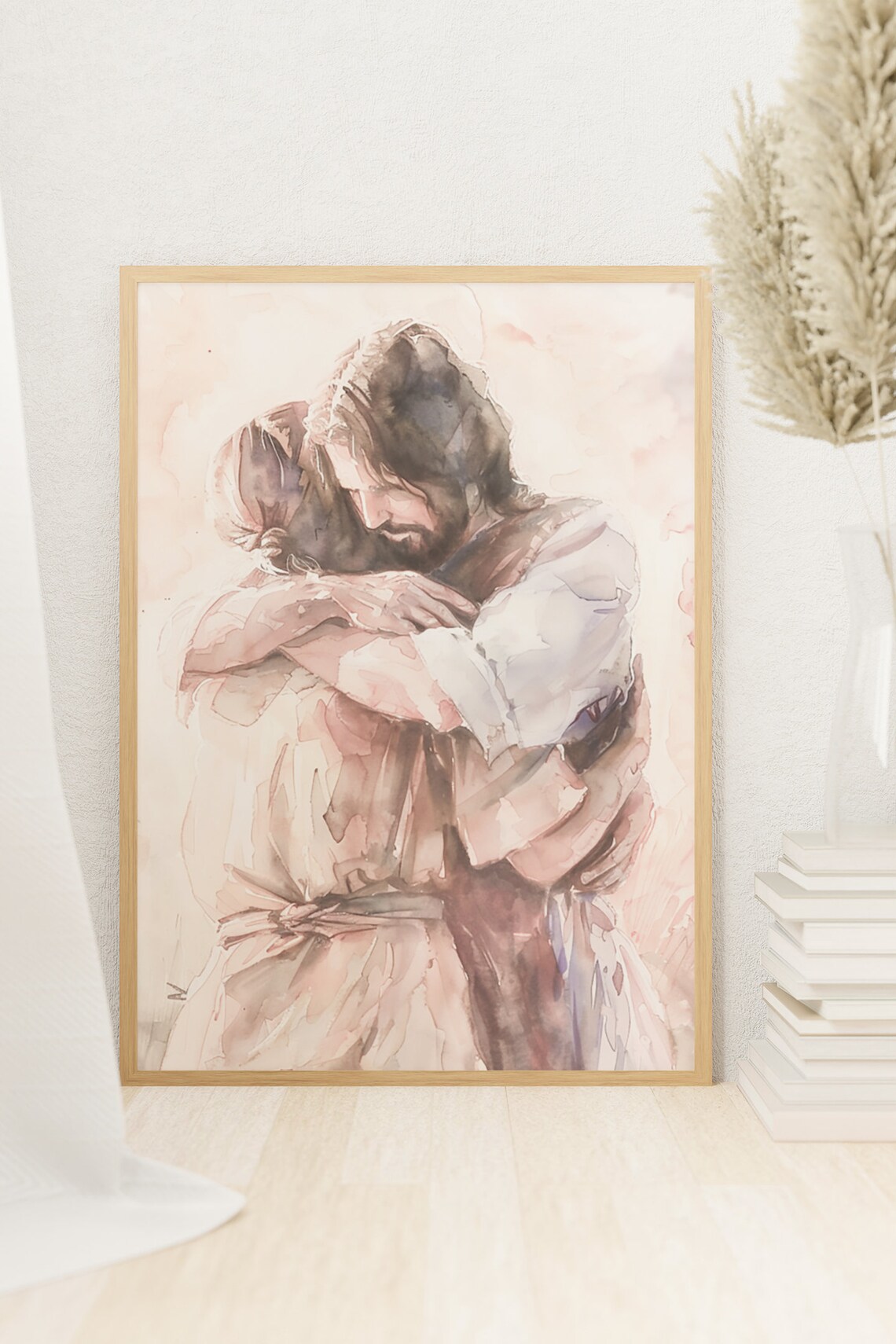 Printable Jesus Christ Christian Art Printable Come Follow Me INSTANT ...