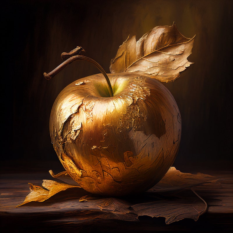 Golden Apples - Etsy