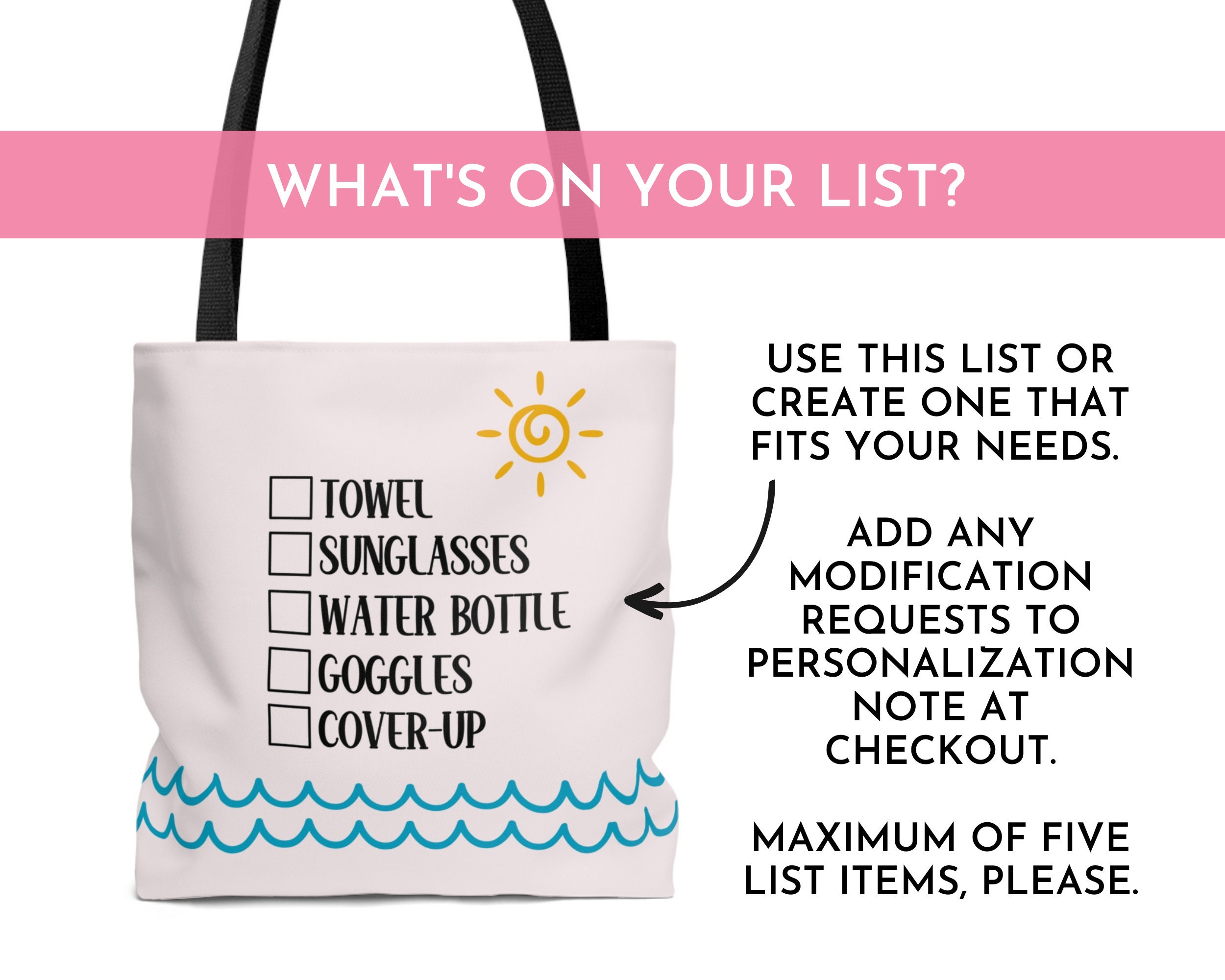 Personalized Swim Gear Set for Kids: Tote Bag Accessory - Etsy