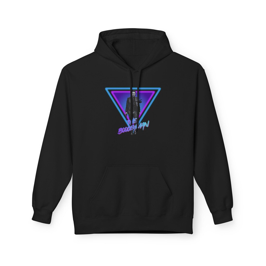 John Wick Boogeyman Hoodie | Neon 80s Aesthetic - Etsy