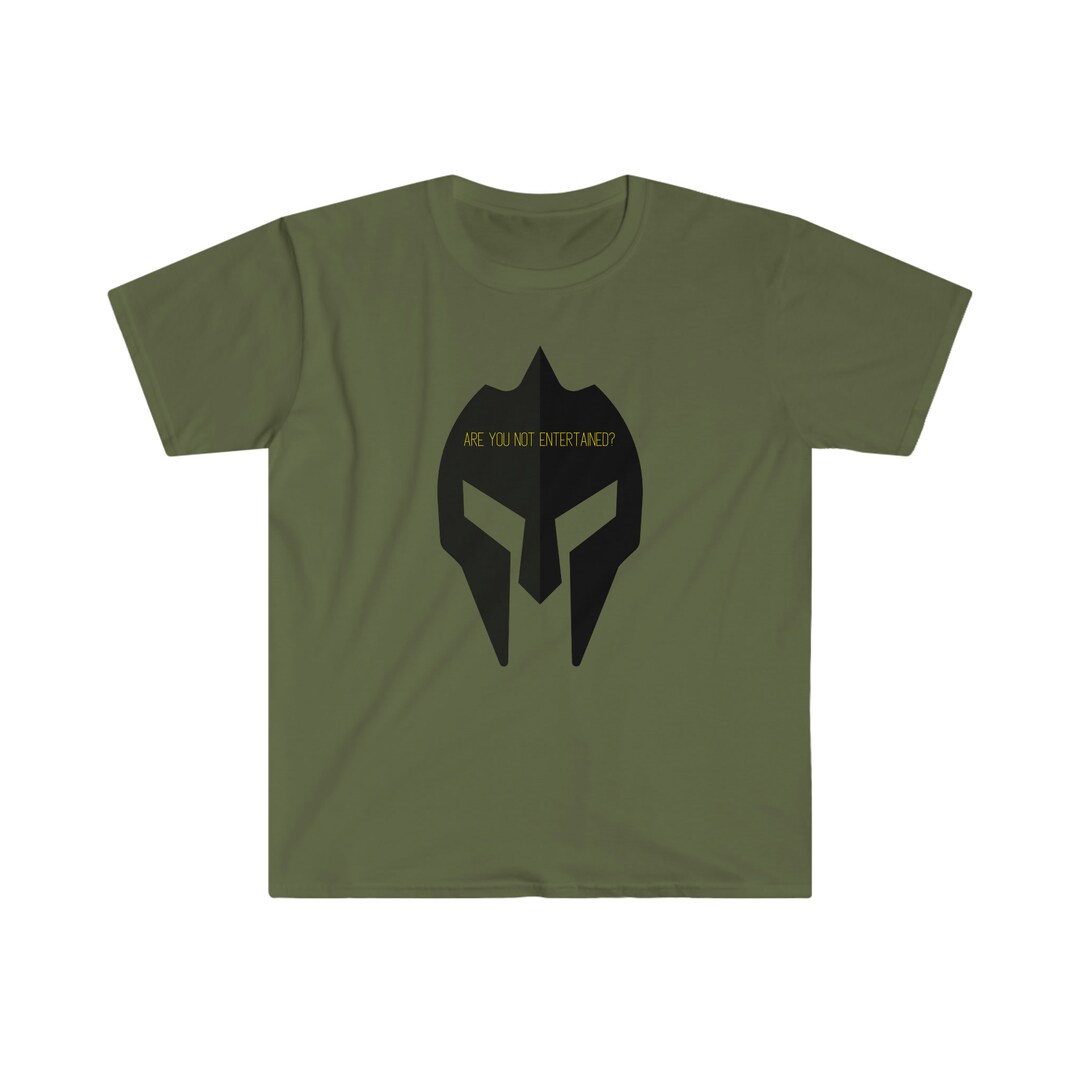 Gladiator Are You Not Entertained Unisex Softstyle T-shirt - Etsy