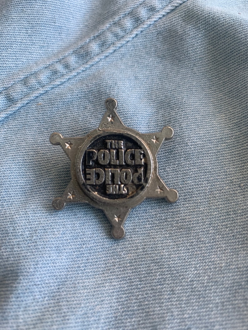 Pin Brooch the Police - Etsy