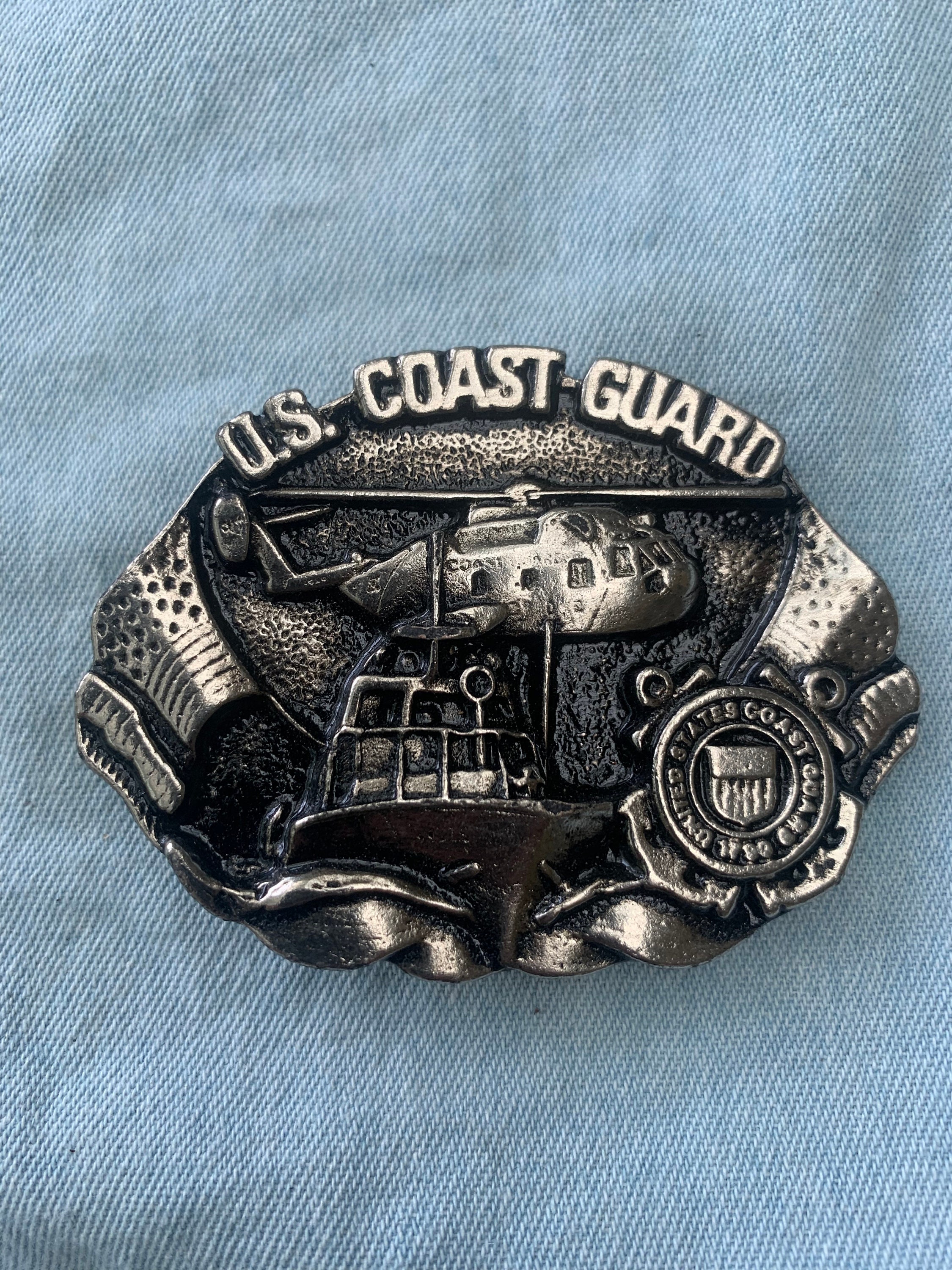 Belt Buckle US Coast Guard - Etsy