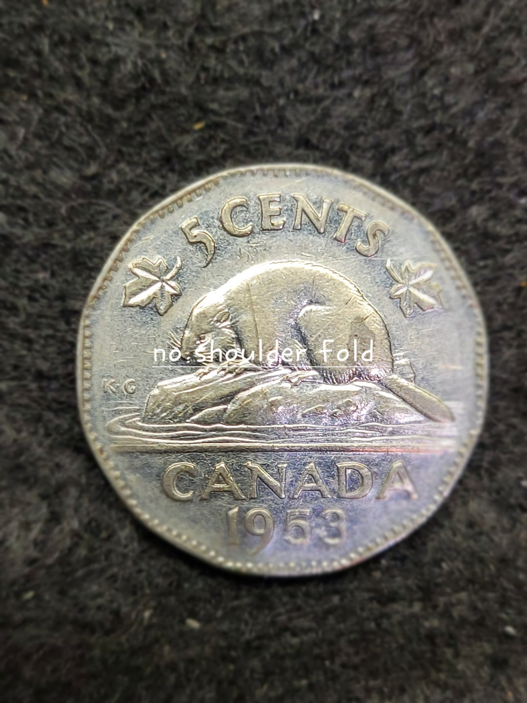 Canadian Nickel 1953 No Shoulder Fold - Etsy