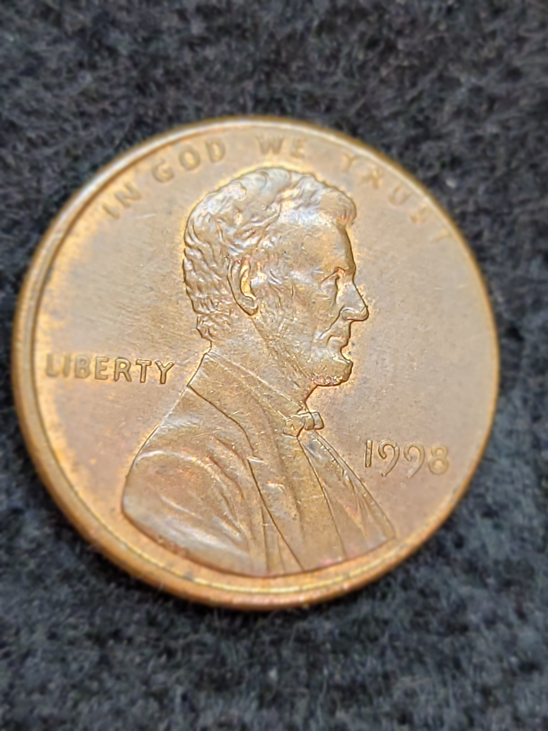 US Penny 1998 Wide AM - Etsy