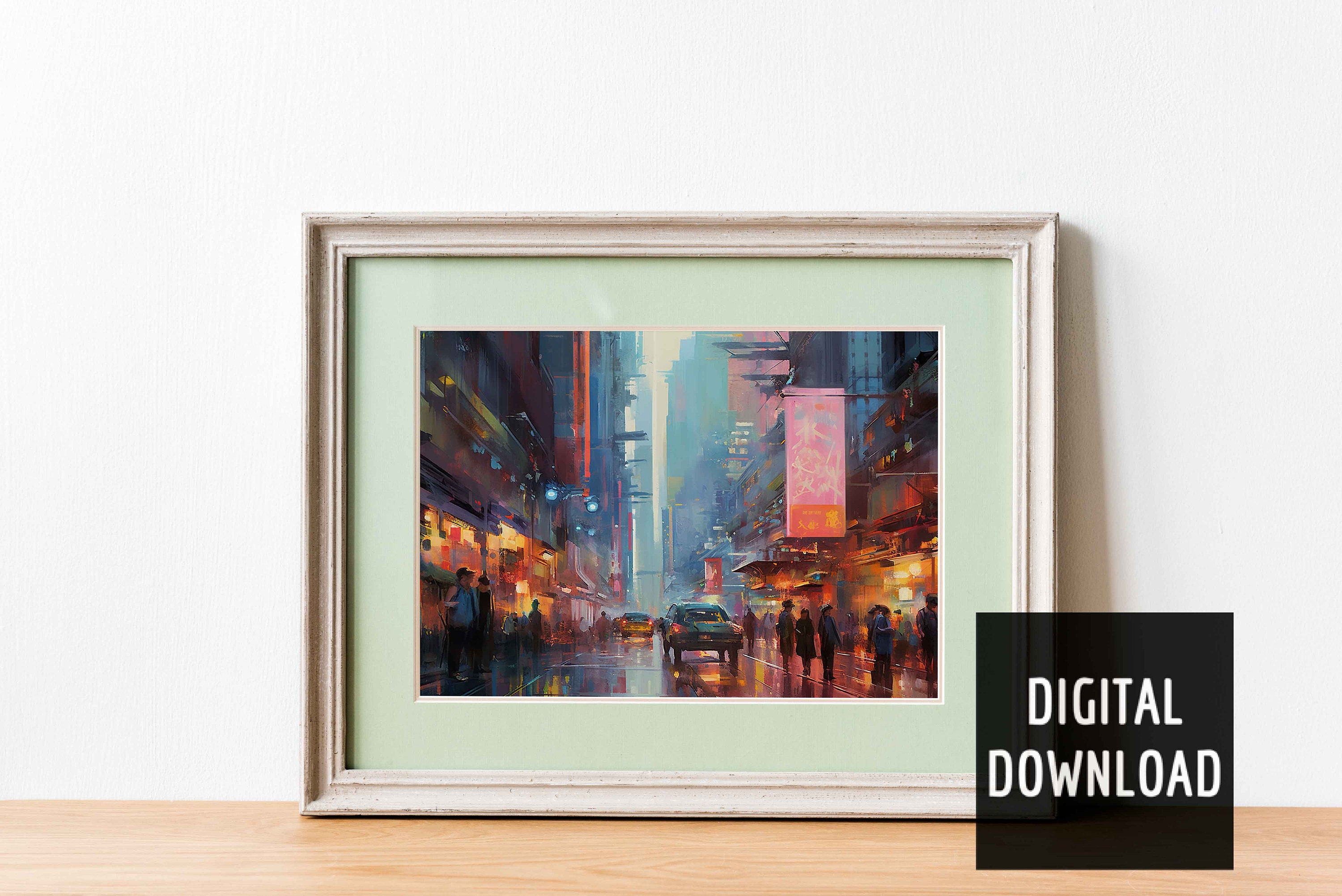 Urban Futurism Futuristic Art Print DIGITAL PRINT PRINTABLE Art ...