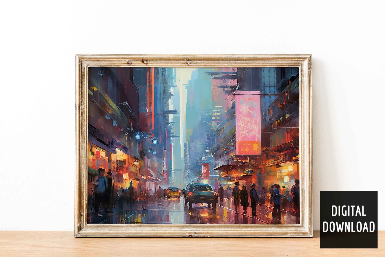 Urban Futurism Futuristic Art Print DIGITAL PRINT PRINTABLE Art ...