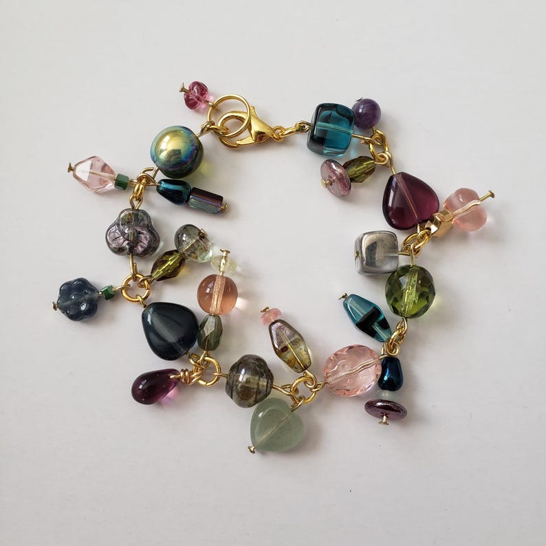 Handmade woodland Fairy Clutter Bracelet - Etsy