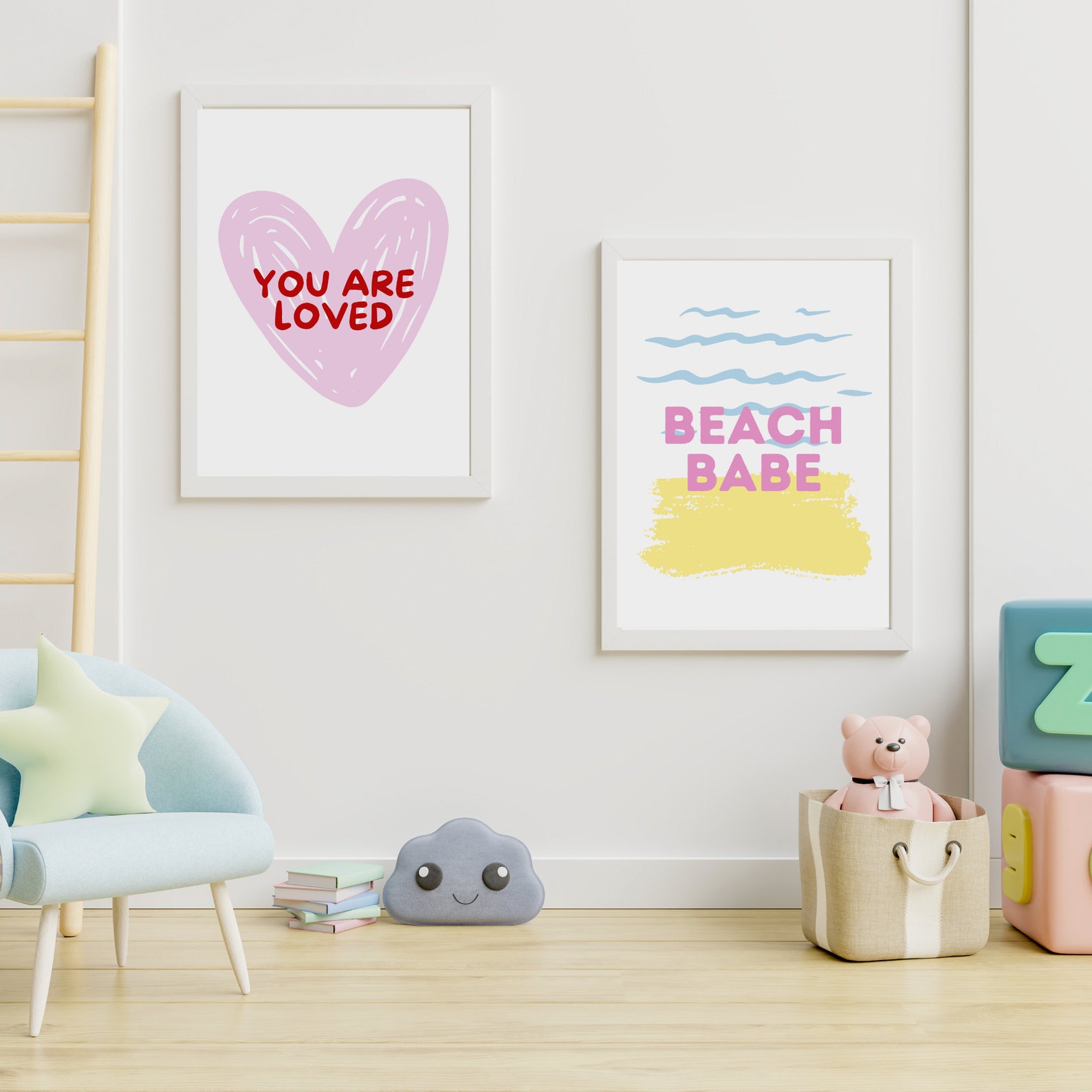 You Are Loved Poster, Positivity Quotes, Wall Art, Instant Download ...