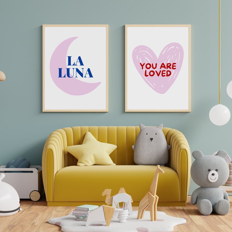 You Are Loved Poster, Positivity Quotes, Wall Art, Instant Download ...