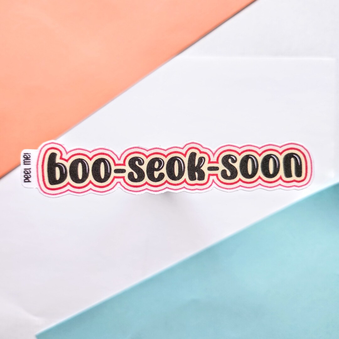 Booseoksoon Sticker Seventeen BSS Vinyl Sticker - Etsy