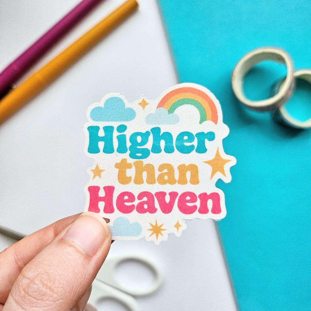 Higher Than Heaven -- TXT Inspired Vinyl Sticker - Etsy