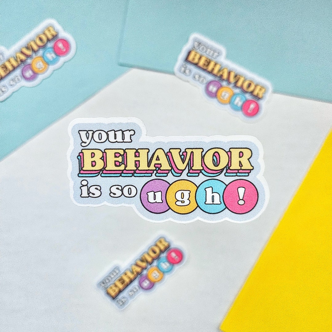 Your Behavior is so Ugh Stray Kids SKZ Inspired Vinyl Sticker - Etsy