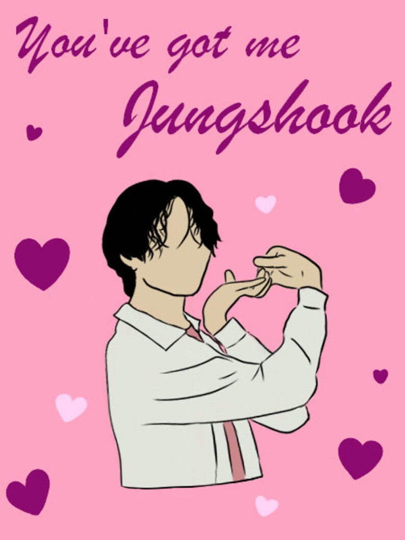 BTS Printable Valentine's Day Cards - Etsy