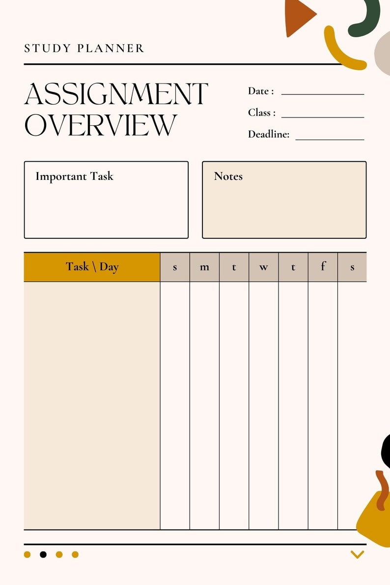 Study Planner Year 12 High School - Etsy Australia