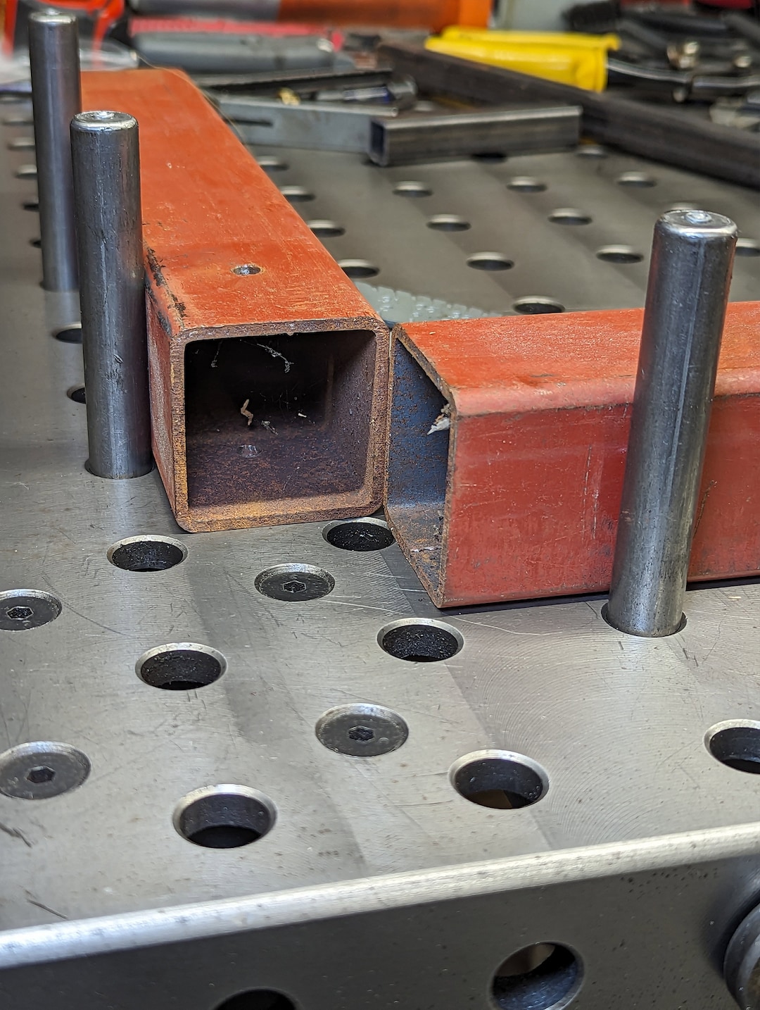 Welding Table Stop Pins 5/8 X 5 Locating Pin , 6 Pack Fixture Table ...