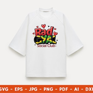 Bad Gyal Social Club SVG | Caribbean Graffiti Design | Cricut Ready ...