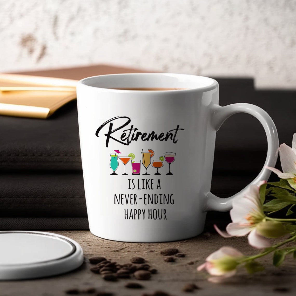 Retirement is Like Happy Hour Svg, Retirement Svg, Retired Svg, Happy ...