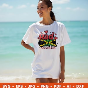 Bad Gyal Social Club SVG | Caribbean Graffiti Design | Cricut Ready ...