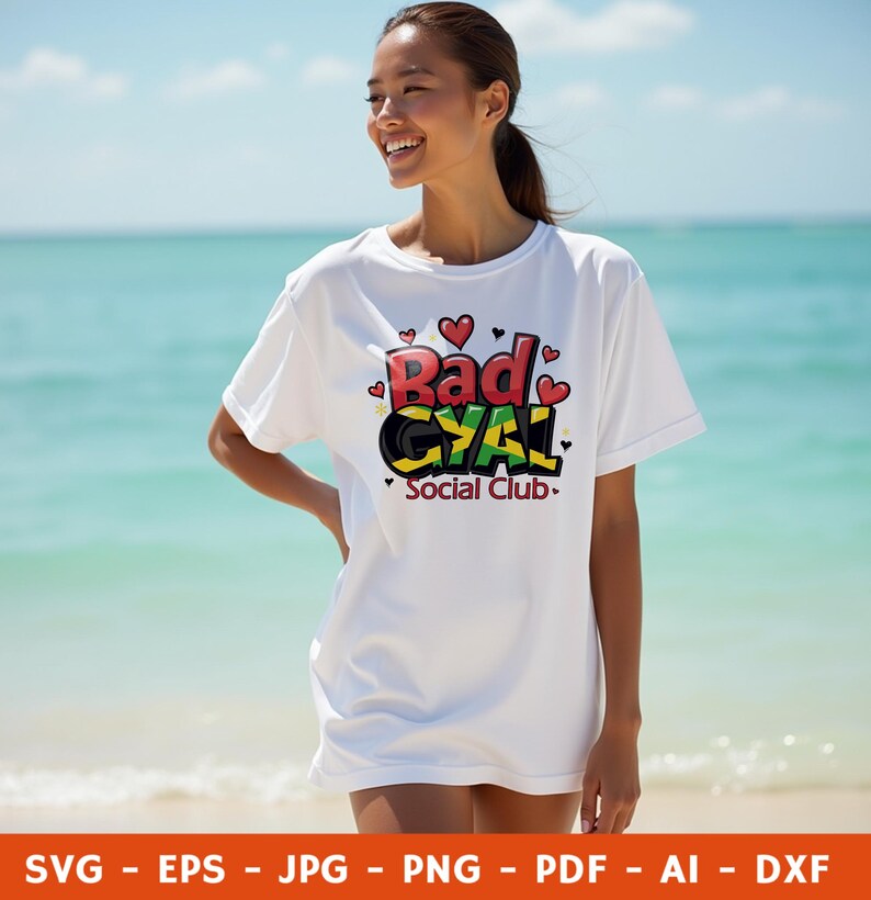 Bad Gyal Social Club SVG | Caribbean Graffiti Design | Cricut Ready ...
