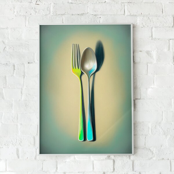 Fork and Spoon Wall Decor - Etsy