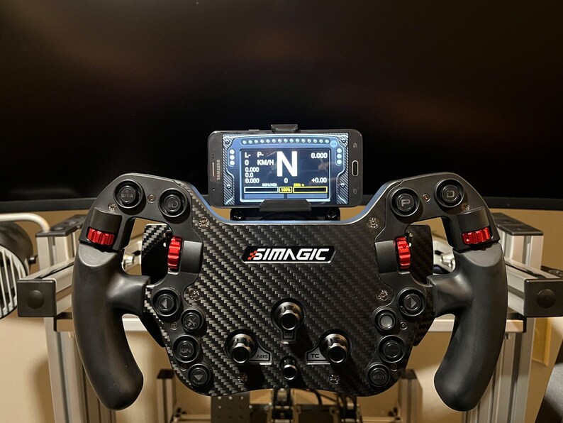 Simagic Alpha / Alpha Mini Wheel Base Dashboard Phone Mount for Sim ...