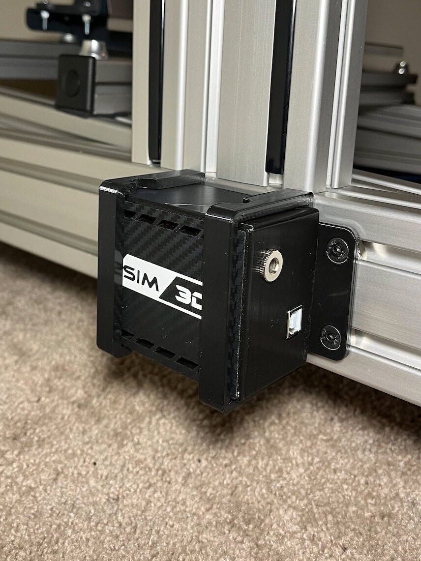 Sim 3D Rumble Motor Control Box Mount for Sim Racing Aluminum Extrusion ...