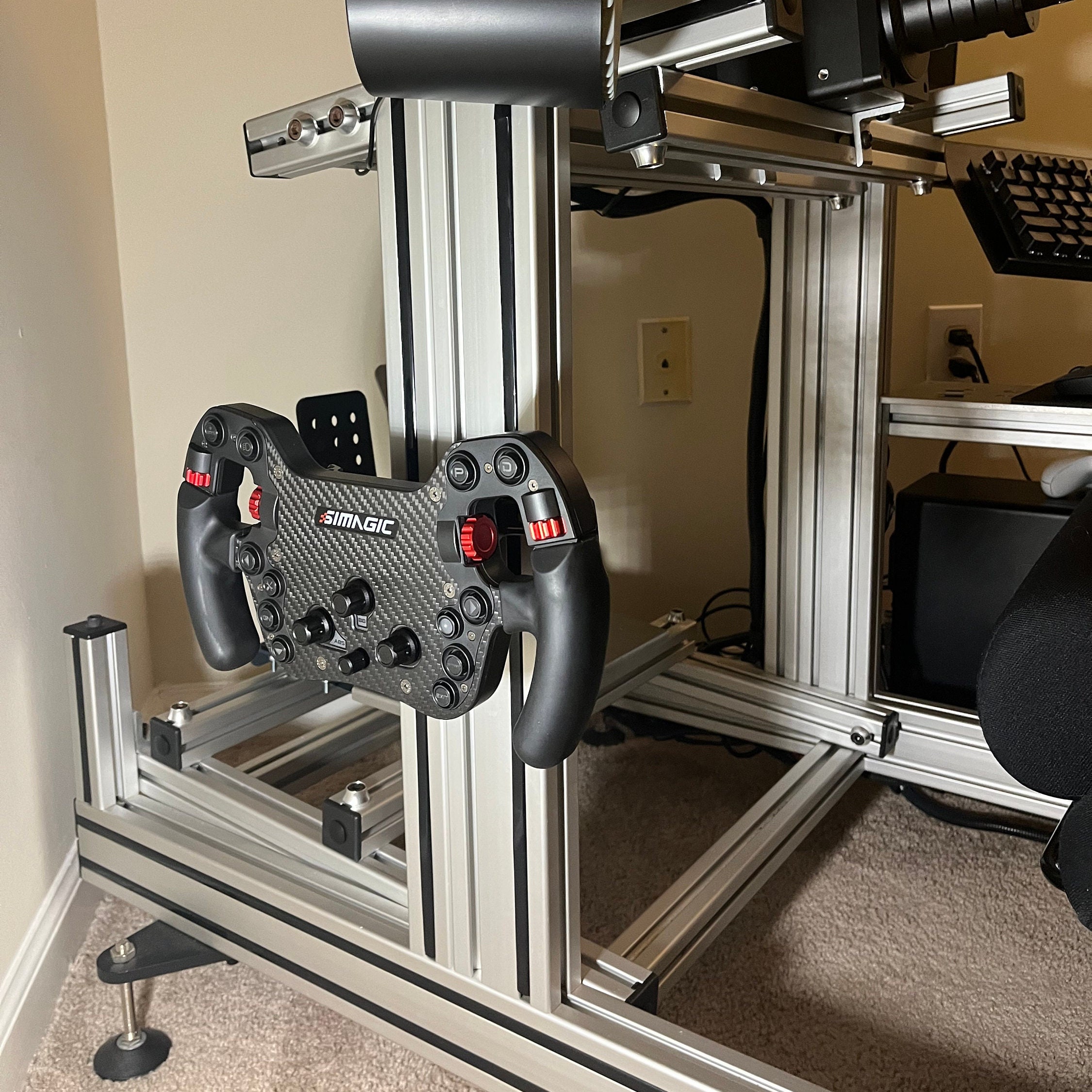 Simagic/moza Quick Release Wheel Mount for Sim Racing Aluminum ...